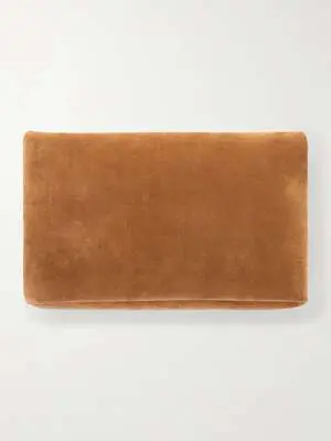 Saint Laurent Cassandre Suede Clutch