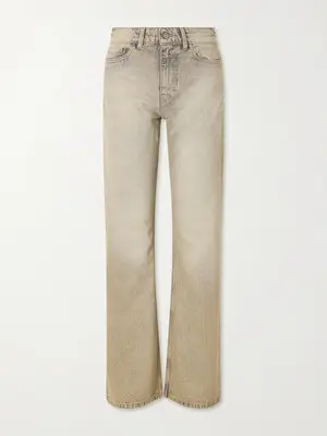 Our Legacy Boot Cut Mid-rise Straight-leg Jeans - Neutrals