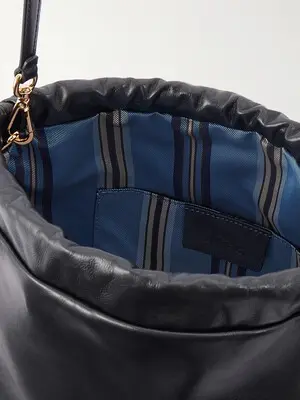 Etro Kalispera Tasseled Leather Shoulder Bag - Black