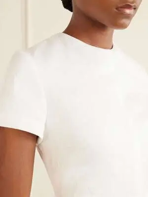 Brandon Maxwell The Ridley Linen-blend Midi Dress