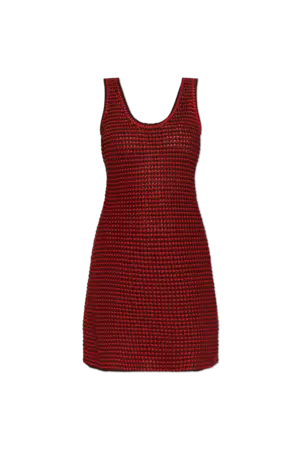Alaïa Short Strappy Dress - Red