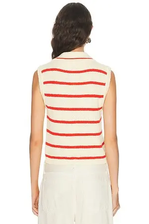Altuzarra Sleeveless Striped Knit Top