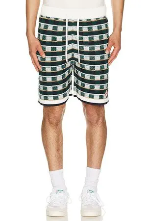 Casablanca Mosaic Knit Shorts