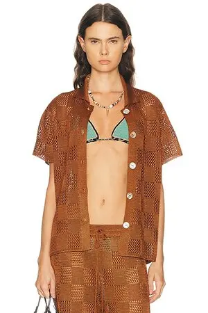 Calle Del Mar Short Sleeve Shirts For Women