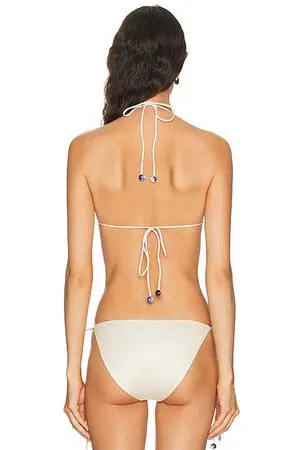 SIEDRES Juniper Embellished Bikini Top