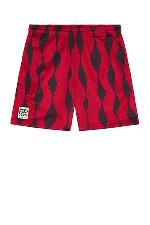 PARRA Waved Mesh Shorts