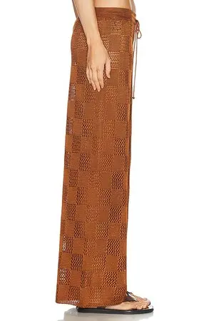 Calle Del Mar Checkers Pants