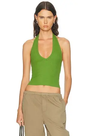 Eterne Cropped Halter Top