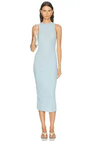 Wardrobe.NYC Ribbed Racer Dress