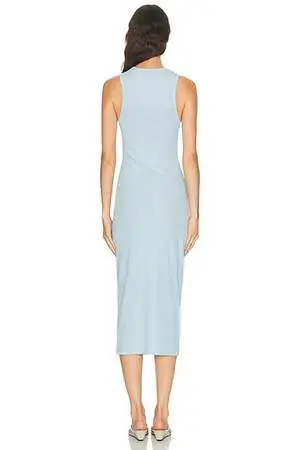 Wardrobe.NYC Ribbed Racer Dress