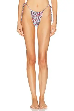 Bond Eye Stevie Bikini Brief - Blue Zebra & Ruby Bare