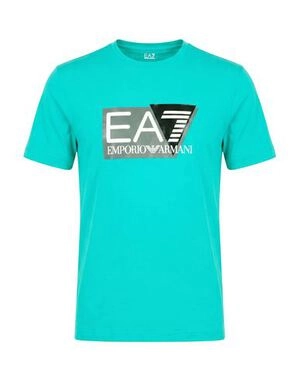 EA7 T-shirt Size Cotton, Elastane - Blue
