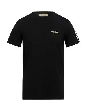 TRUSSARDI T-shirt Size Cotton, Elastane