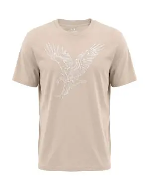 Armani Exchange T-shirt Size Cotton - Beige