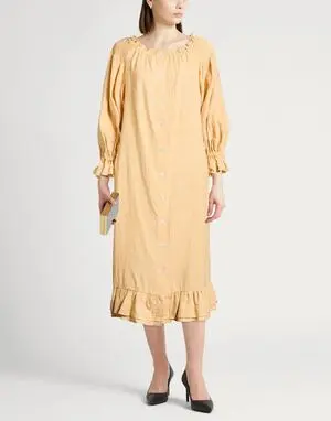Sleeper Linen Midi Dress