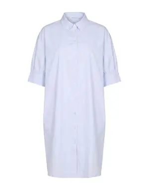 True Religion Sky Cotton Shirt Dress - Blue