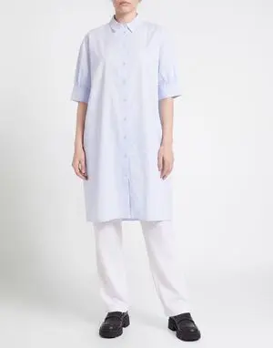 True Religion Sky Cotton Shirt Dress - Blue