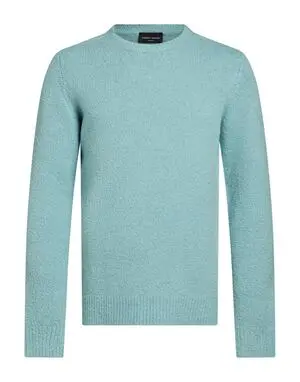 ROBERTO COLLINA Crewneck Long Sleeve Sweater - Blue