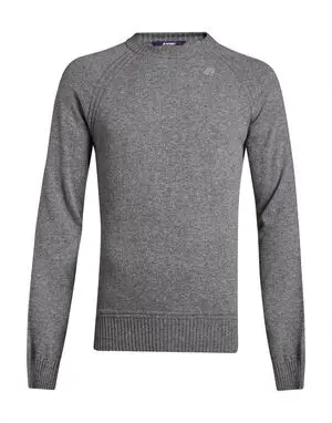 K-WAY Chocolate Polyamide, Wool, Viscose, And Cashmere Sweater - Grey
