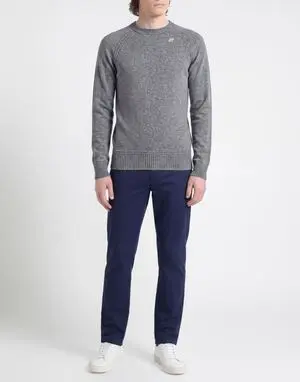 K-WAY Chocolate Polyamide, Wool, Viscose, And Cashmere Sweater - Grey