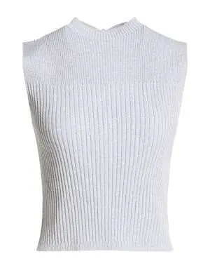 Peserico Ribbed Knit Top - Grey