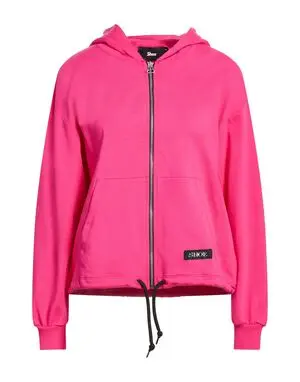 SHOE Sweatshirt Pastel Size Cotton, Elastane - Fuchsia