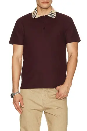 Burberry Evan Polo In Red