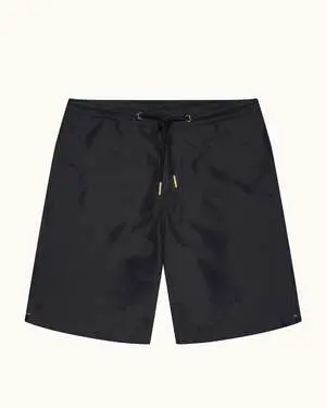 Orlebar Brown Longest-length Drawcord Swim Shorts In Night Iris - Blue