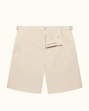 Orlebar Brown Longer-length Stretch Linen Shorts - Chai
