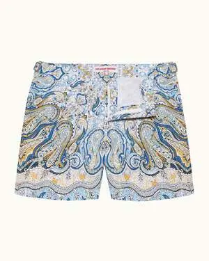 Orlebar Brown ORLEBAR BROWN Mid-Length Classic Fit Swim Shorts With Fairground Print Multi/blue