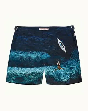 Orlebar Brown Deep Sea Mid-length Swim Shorts - Blue