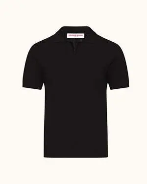 Orlebar Brown Tailored Fit Open Mesh Stitch Polo Shirt