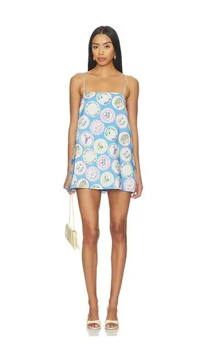 MORE TO COME Jael Mini Dress - Blue Multi