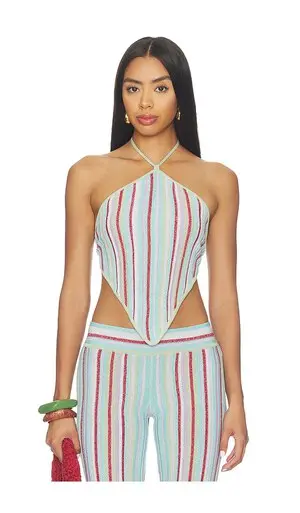 ASTA RESORT Marielle Top In Green