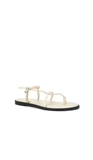 Free People Corsica Strappy Sandal In Ivory