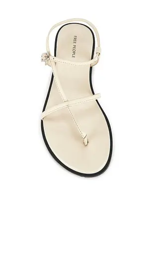 Free People Corsica Strappy Sandal In Ivory