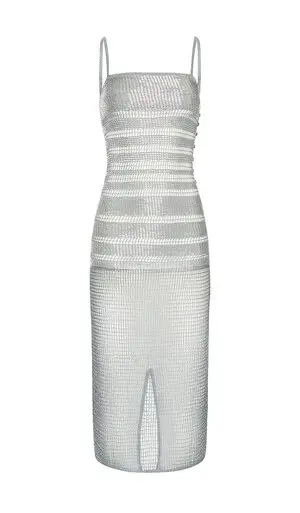 HAELO Gradiated Embellished Dress