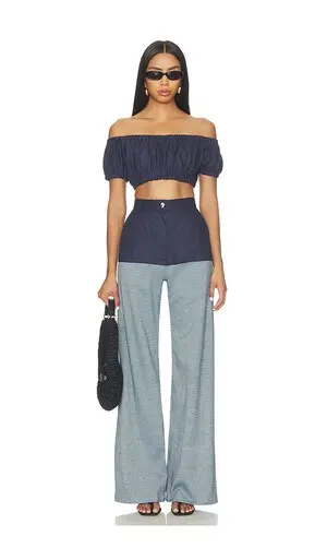 Matthew Bruch Bubble Crop Top