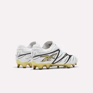 REEBOK Sidewinder 26 Pro Firm Ground Soccer Cleats - White/black/silver