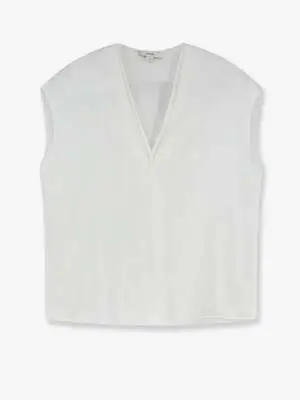 Vince Satin Top - White
