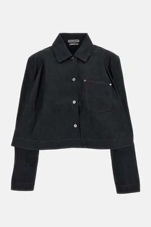 JW Anderson Oversized Denim Shirt - Blu