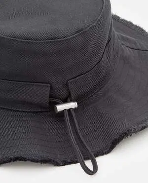 Jacquemus Artichaut Cotton Bucket Hat - Nero