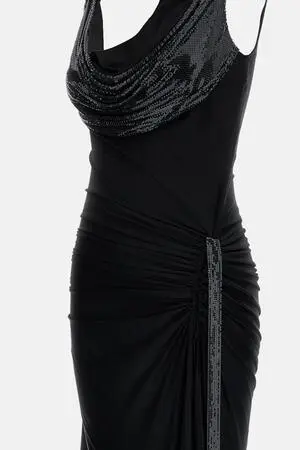 Rabanne Long Jersey Dress