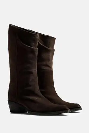 Khaite Stivale Clive 35 - Marrone