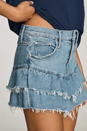 MOTHER Ruffle My Feathers Skirt