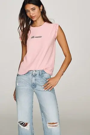 MOTHER Boxy Goodie Goodie Cotton T-shirt