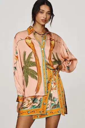 Farm Rio Birds Mi Skirt