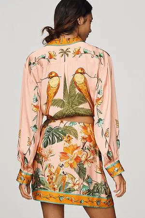 Farm Rio Birds Mi Skirt