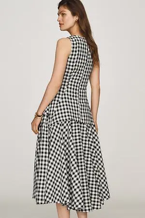 A.REN Maelle Drop-waist Midi Dress
