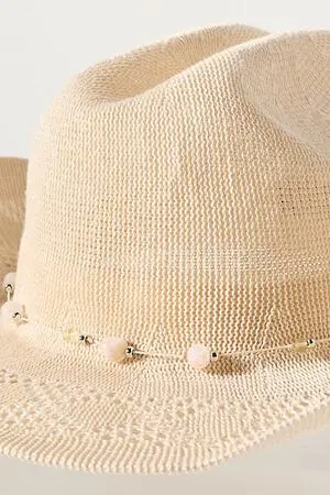WYETH Beaded Nub Rancher Hat - Light Sand